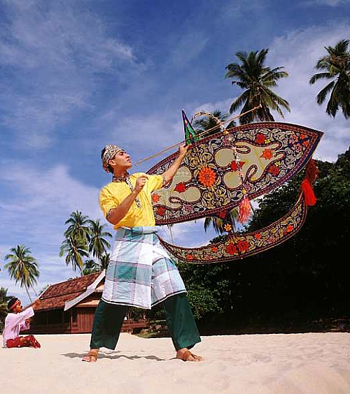 Ephemera — Malaysian wau bulan traditional kite